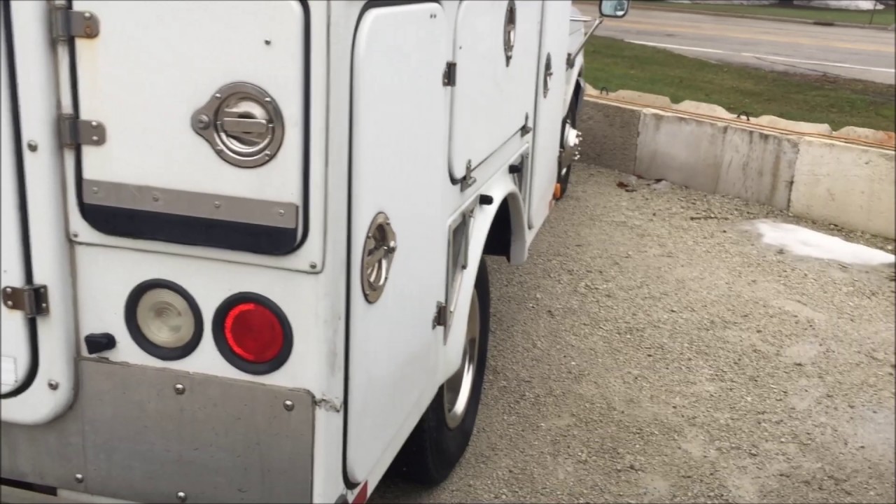 Used Walk in utility body for dually chassis 60in CA RONDO1851 1851 ...