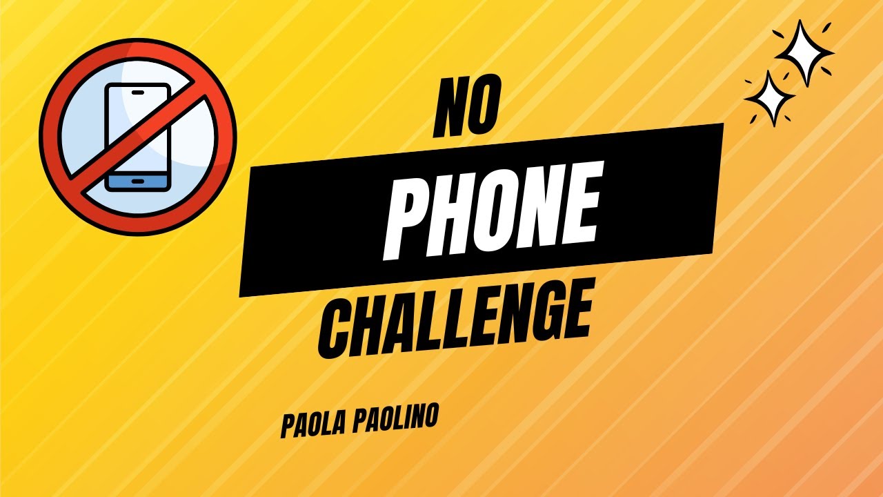 No phone challenge - YouTube