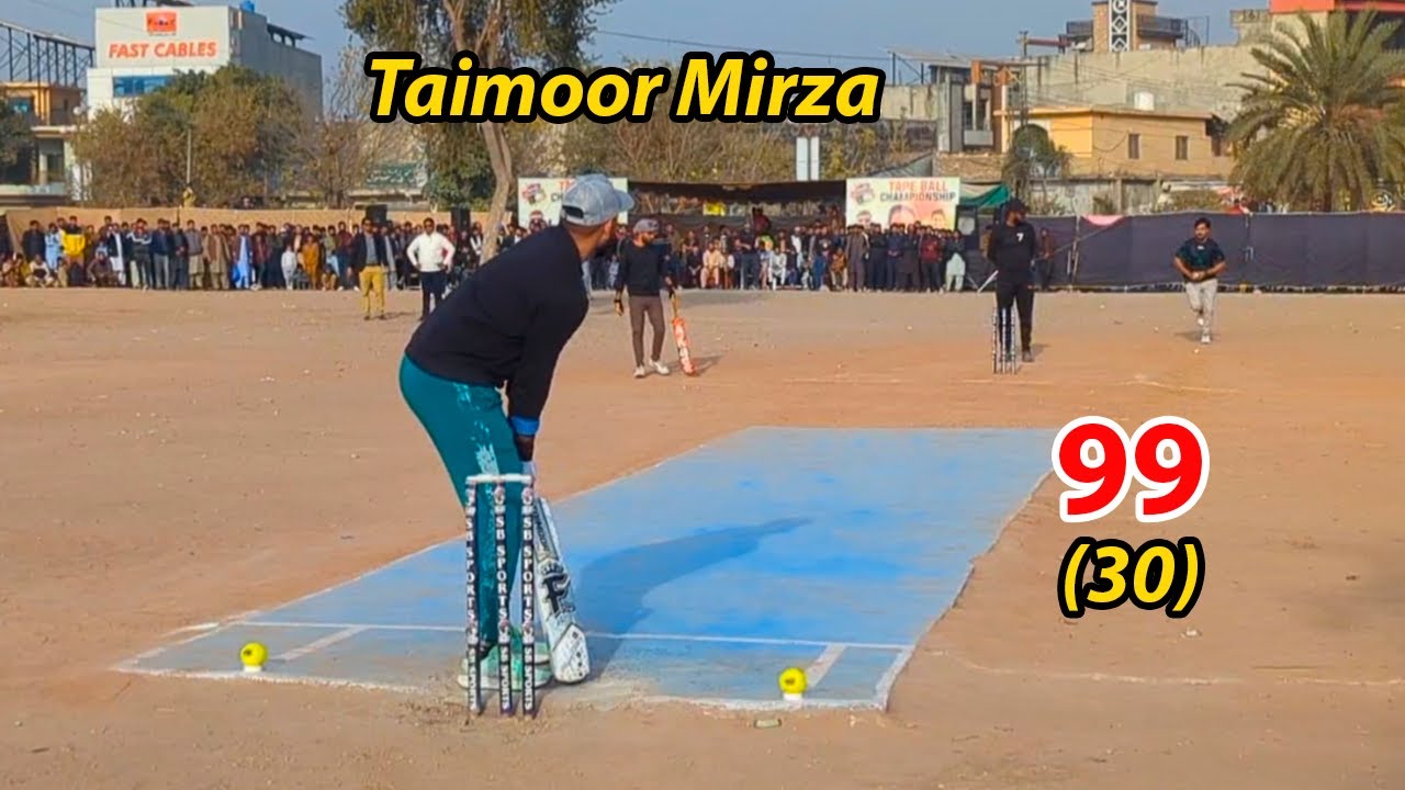 Big Final Taimoor Mirza Vs Ehsan Chitta 99 Runs Required From 30 Balls ...