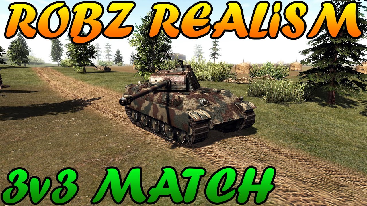 Men of War Assault Squad 2 - 3v3 Match with The Shermanator - RobZ ...