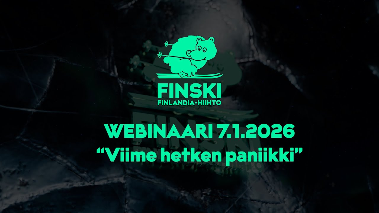 Finski webinaari: Viime hetken paniikki - YouTube