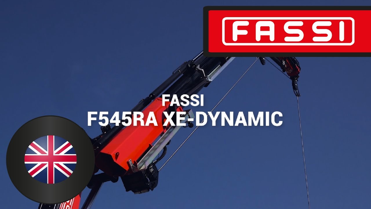 F545RA crane: light, with high-performance and compact in size - YouTube