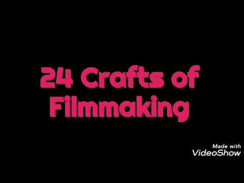 24 Crafts of filmmaking - YouTube