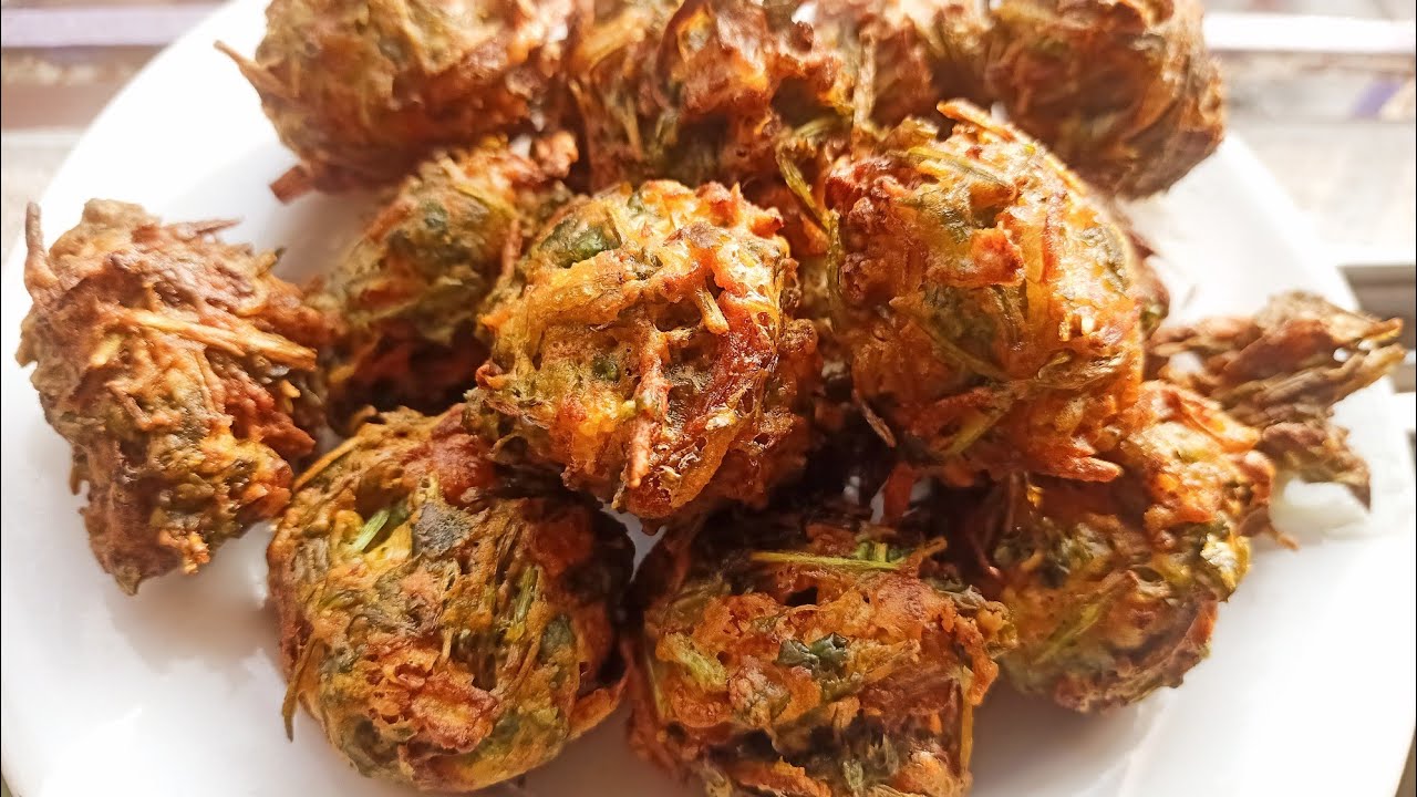 Dhaniya Pakoda Recipe | Crispy Dhaniya Gobi Bonda Recipe | - YouTube