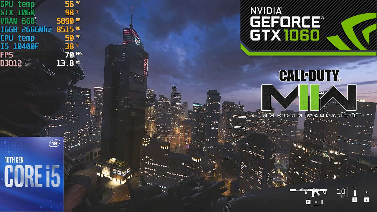 Call of Duty: Modern Warfare 2 (2022) - GTX 1060 6Gb (Recommended ...