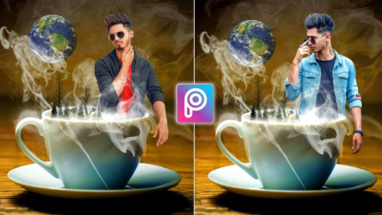 Creative Tea Cup | PicsArt Tutorial 2020 | Latest Viral Coffee Cup ...
