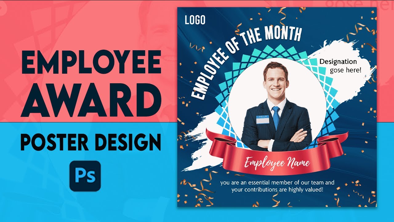 Design An Employee Of The Month Poster In Photoshop | Photoshop ...