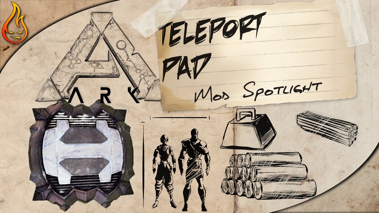 Ark Teleport Pad Mod Spotlight - YouTube