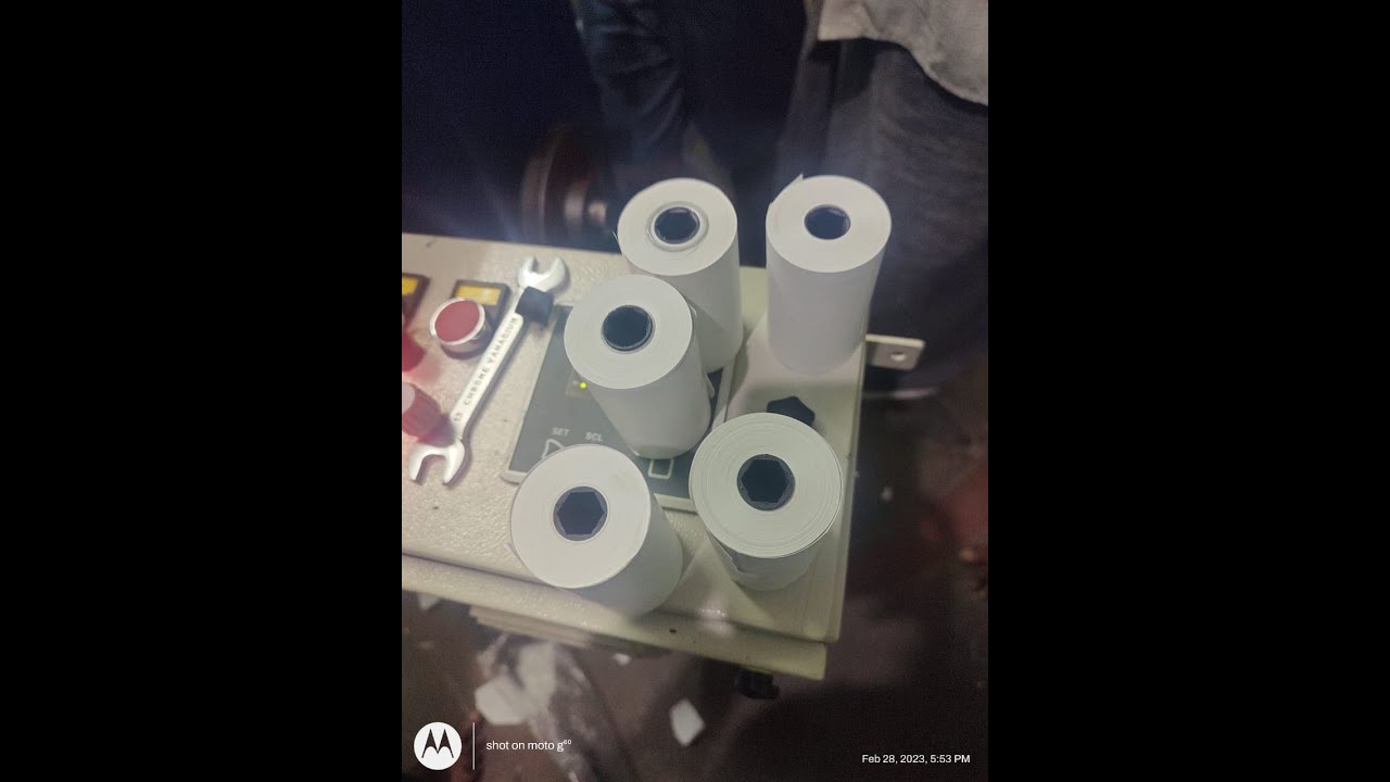 Billing roll | thermal roll | atm roll | paper roll slitting machine ...