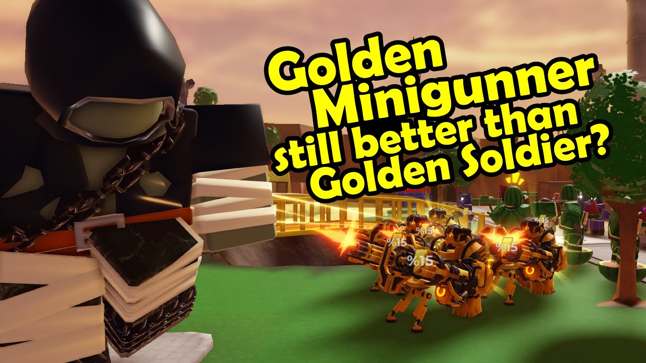 TDS SOLO HC Hardcore Golden Soldier or Golden Minigunner? - Tower ...