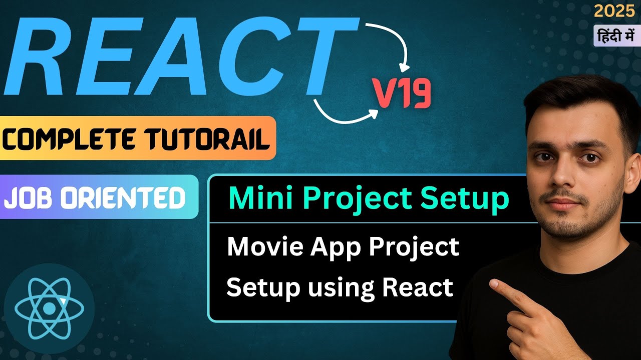 #42 Movie App Project Setup | Mini Project Setup in React JS | React JS ...