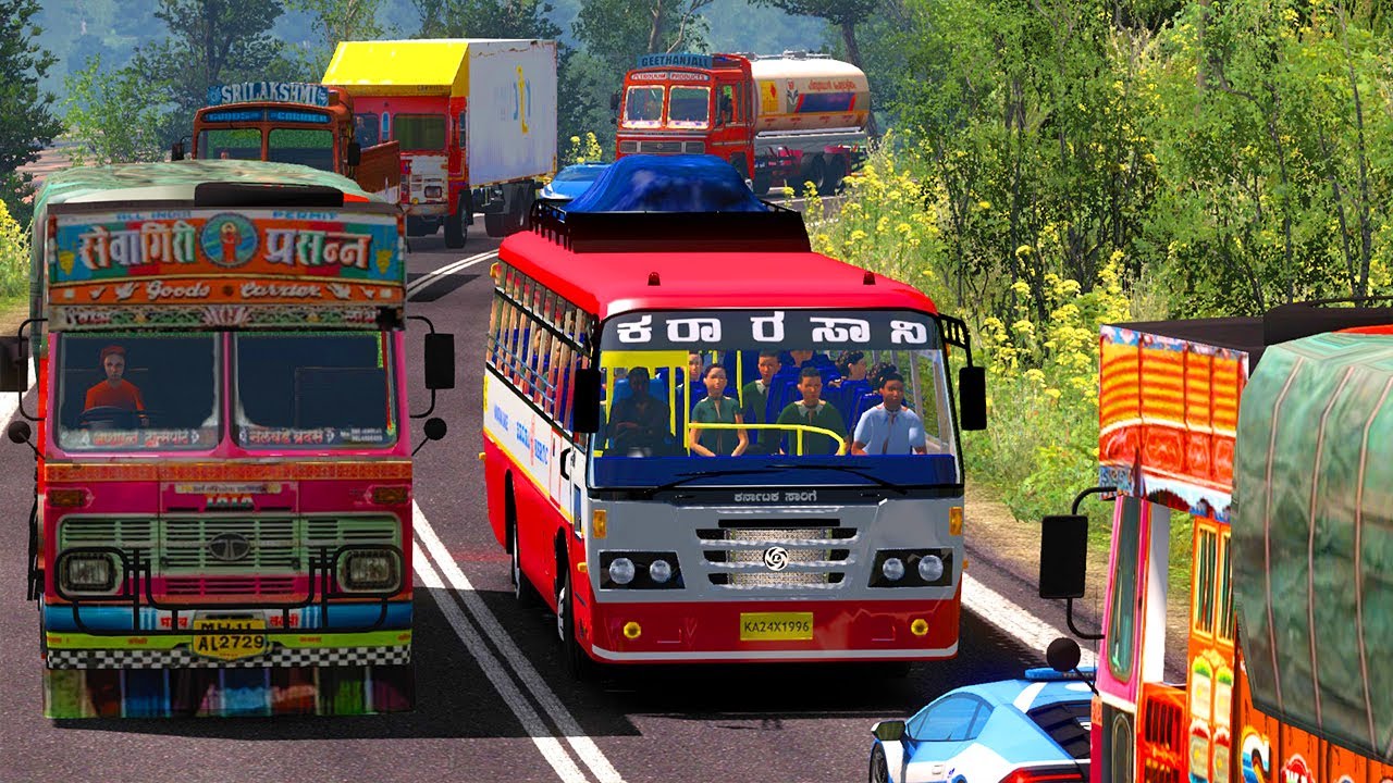 KSRTC Thrilling Bus Cabin View | Karnataka Bus | Skilled Driver - YouTube
