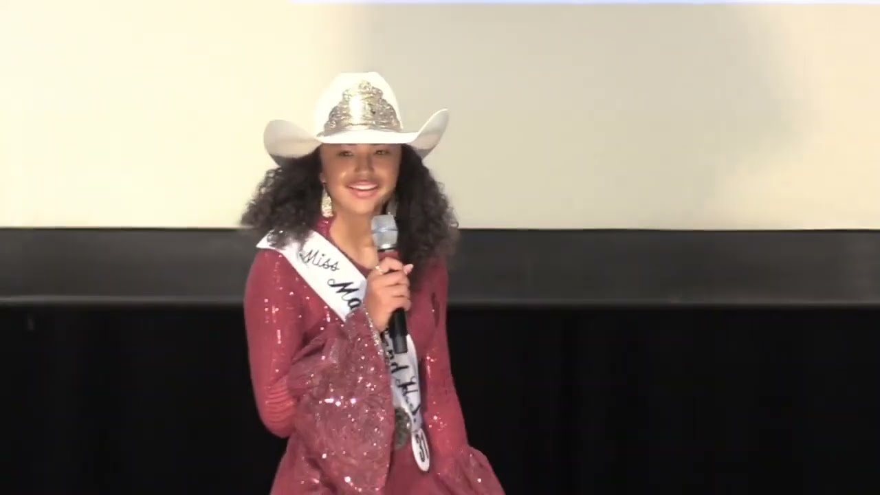 NHSRF 2022 Morissa Hall queen speech "My Big Rodeo Moment" - YouTube