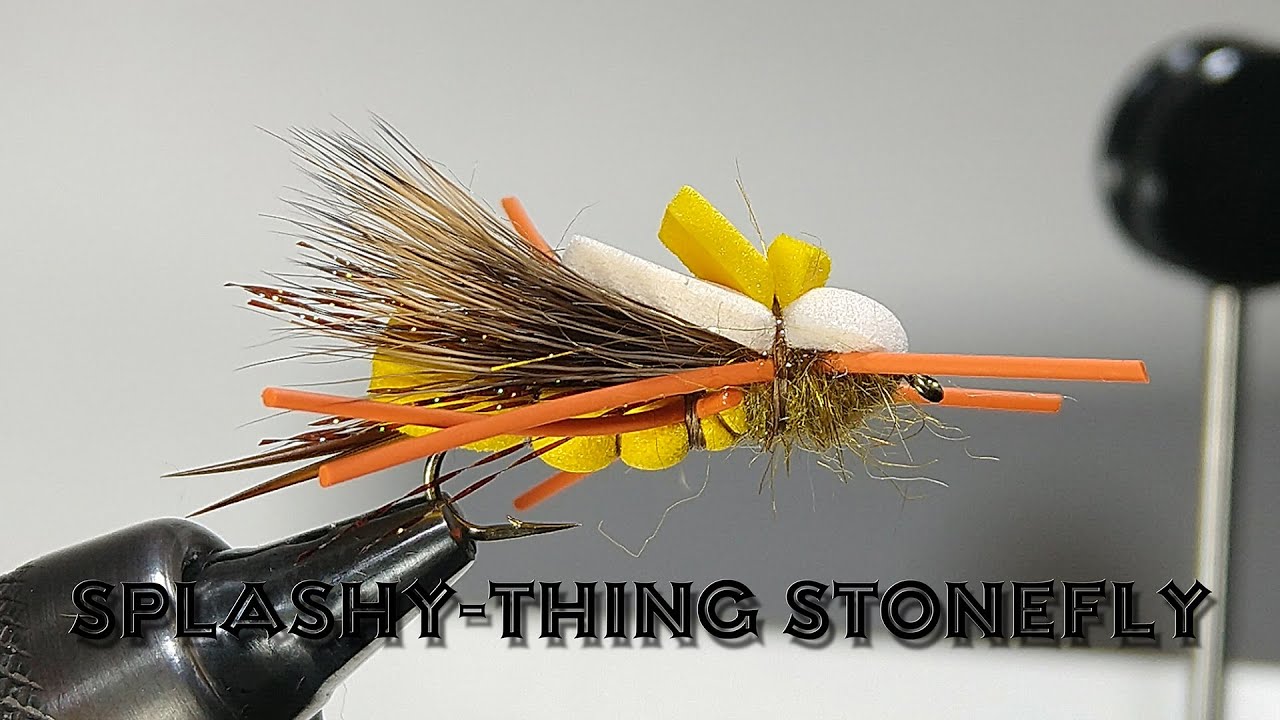 Splashything Stonefly - Fly Tying Tutorial - YouTube
