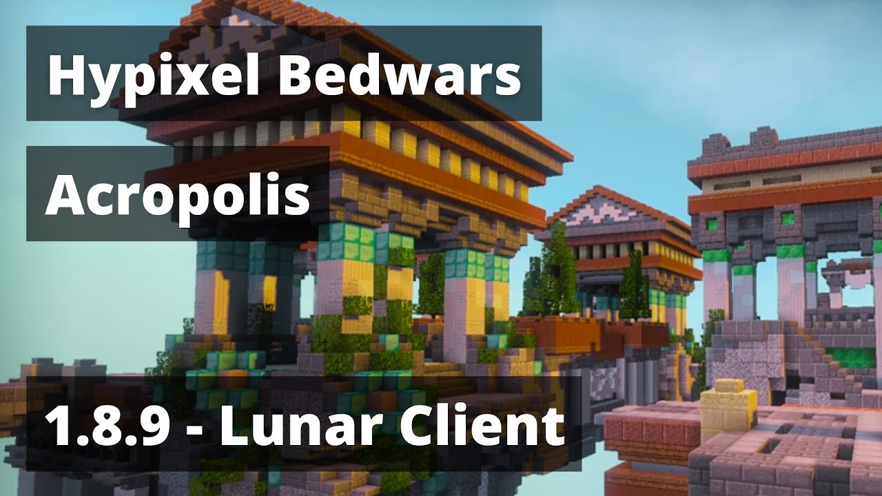 Hypixel Bedwars - Acropolis 1.8.9 - YouTube
