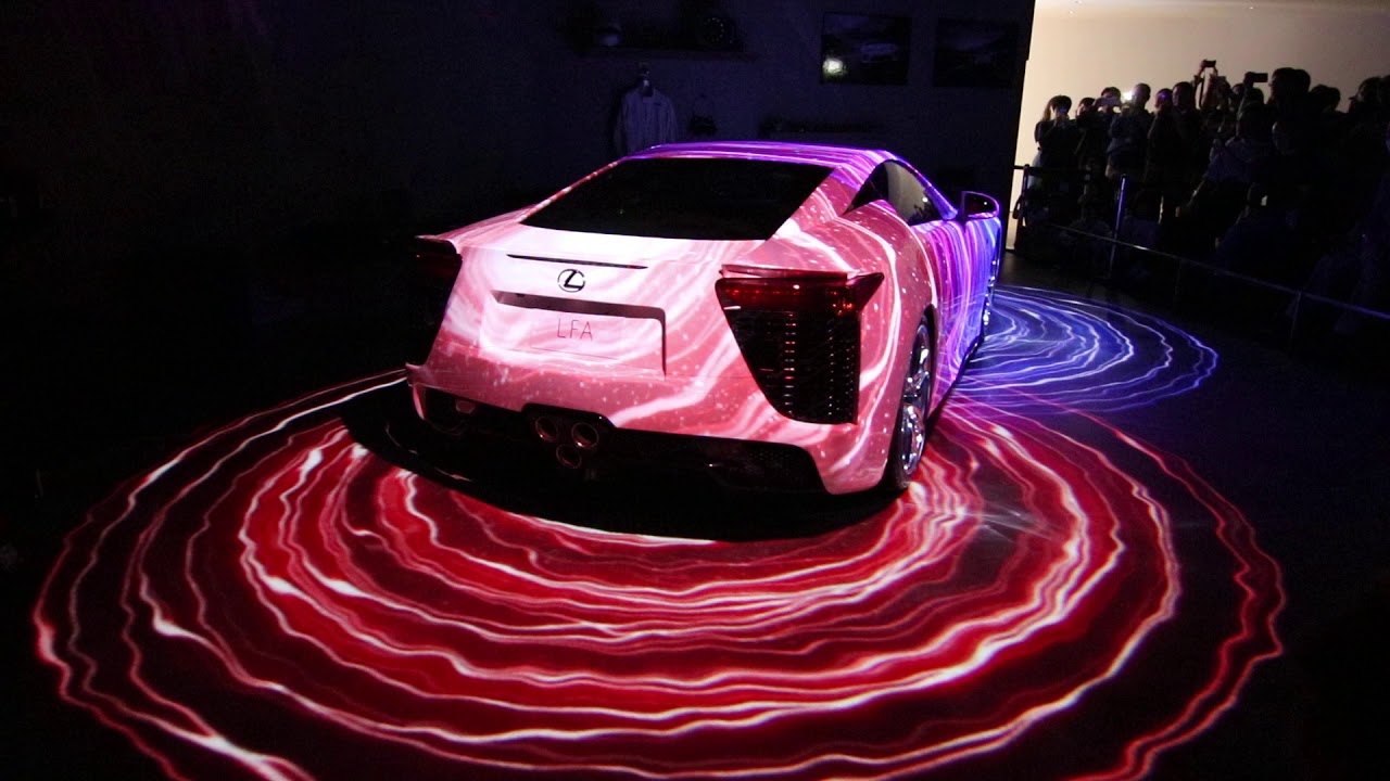 2019東京車展 Lexus LFA聲光秀 - YouTube