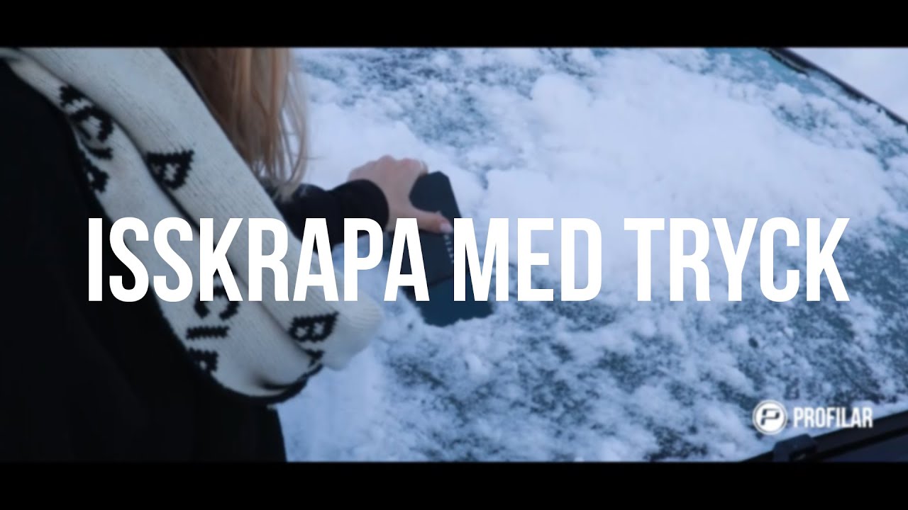 Isskrapa med tryck - Profilar.se - YouTube