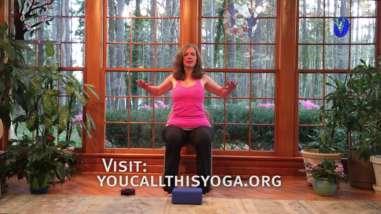Chair Yoga to Open the Heart Chakra - YouTube