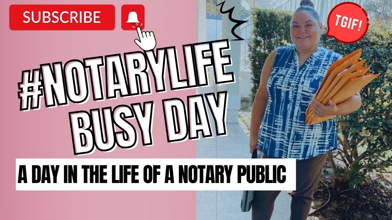 WHAT Does a Mobile Notary Signing Agent Day Look Like? LET ME TAKE YOU ...