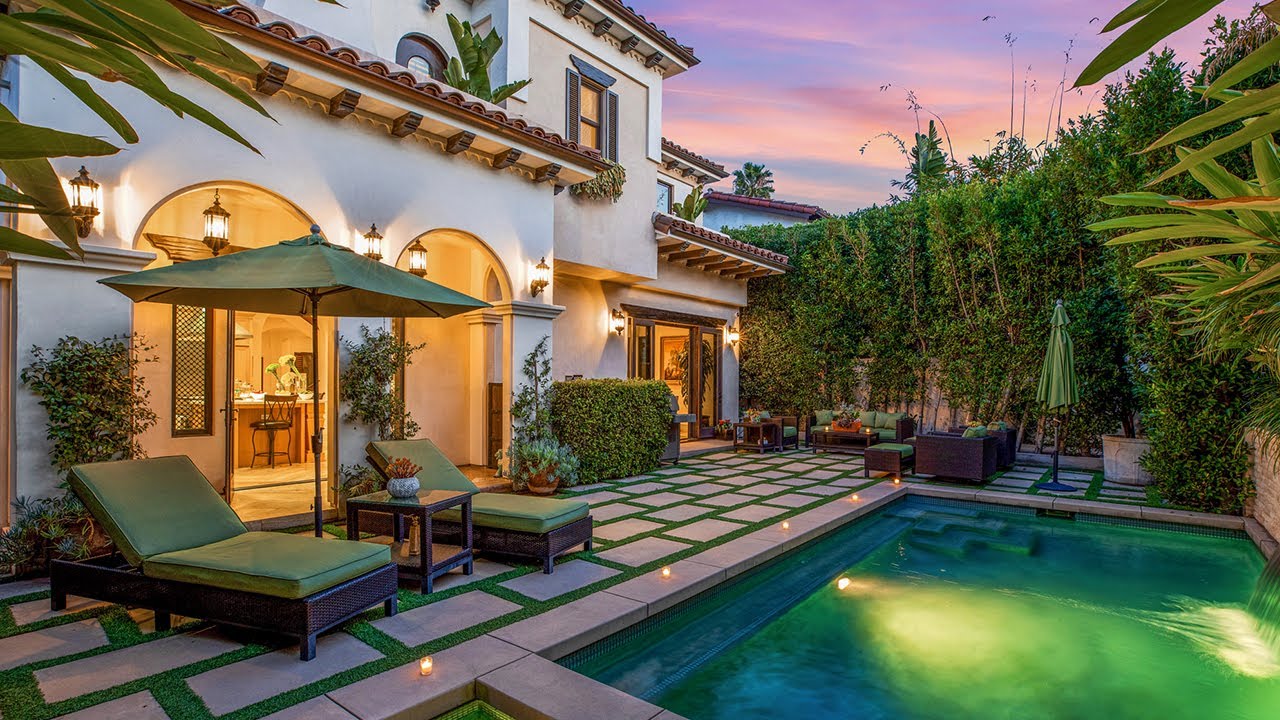 Designer's Beverly Hills Mansion, Max Azria! - YouTube