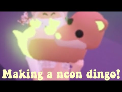 Making a neon dingo! - YouTube