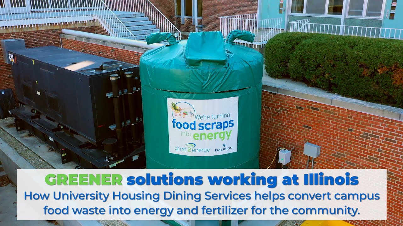 Grind2Energy Waste Food System, University Housing Dining Services ...
