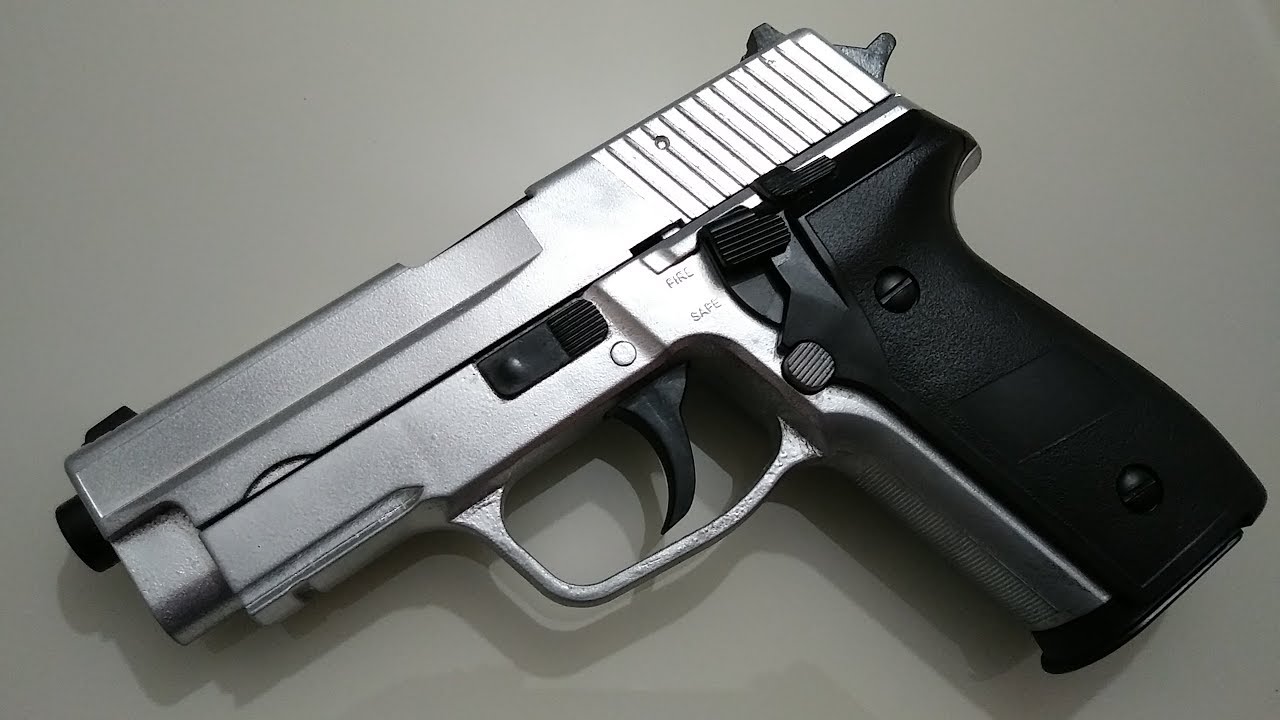 PISTOLA AIRSOFT P226 SPRING DOUBLE EAGLE - YouTube