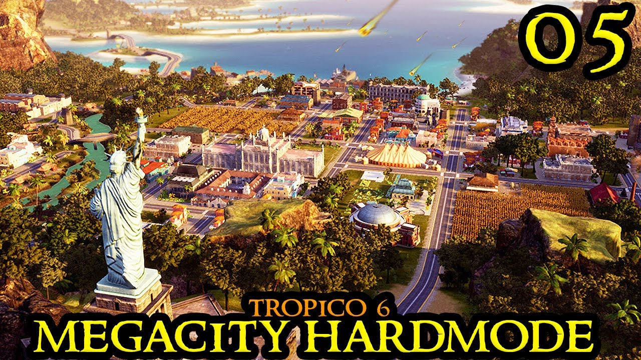 First WORLD WONDER - Tropico 6 MEGACITY & HARDMODE || MAX Difficulty & Huge Map City Builder ...