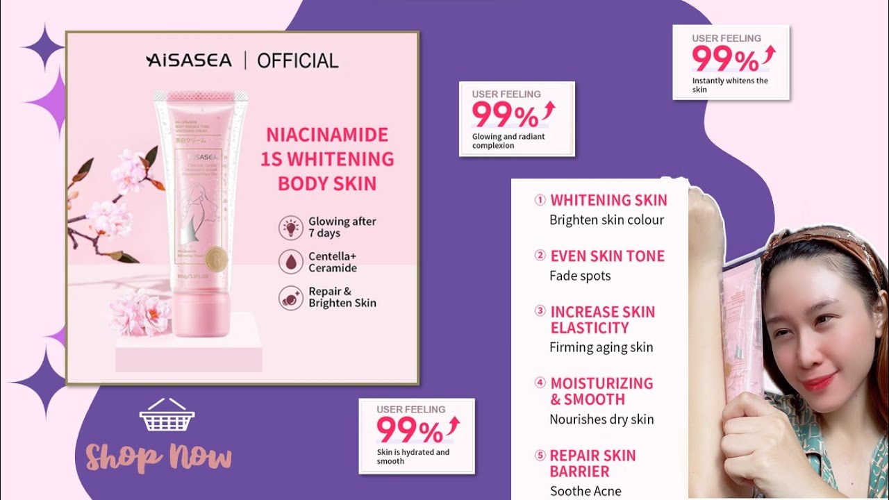 AISASEA | NIACINAMIDE | WHITENING LOTION | HONEST REVIEW - YouTube