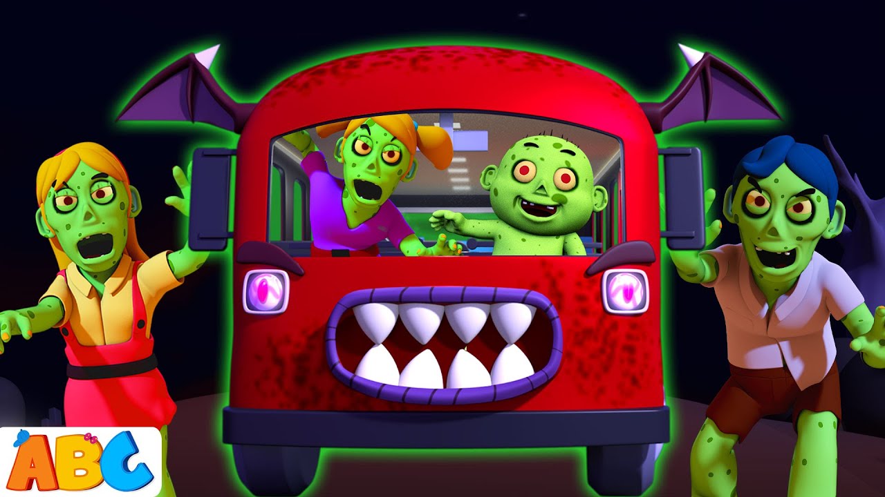 Crazy Zombies Riding on a Spooky Bus + More Scary Halloween Songs for ...
