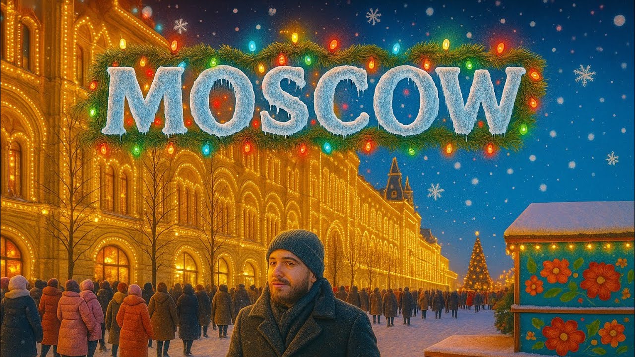 Walk through Red Square in very severe frost 2024, Moscow, Russia [4K ...