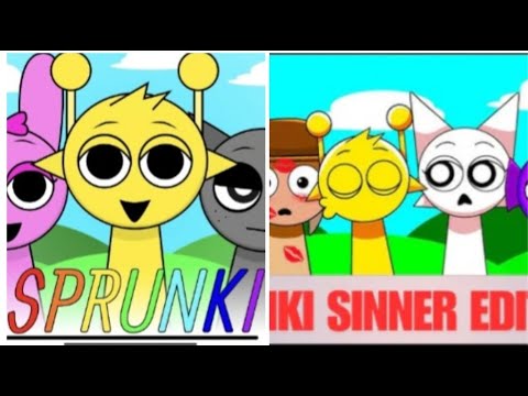 FUN TIME MIX SPRUNKI VS SPRUNKI SINNER EDITION ,Please enjoy watching ...