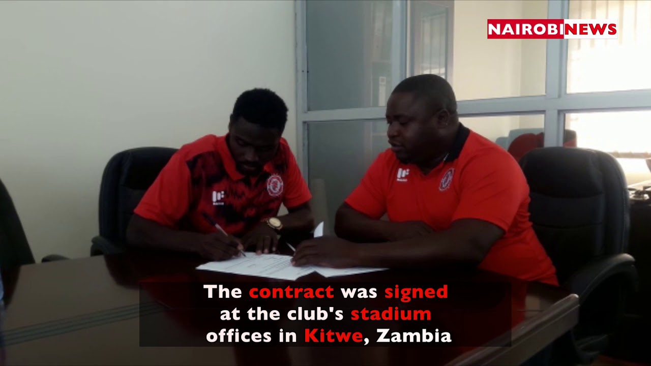 Kenyan defender Musa Mohammed signs up for Zambian club, Nkana FC - YouTube