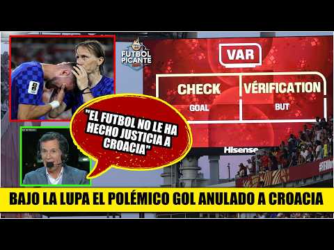 PONEN LA LUPA en POLÉMICO GOL ANULADO a CROACIA y TERMINÓ CLASIFICANDO a PORTUGAL | Futbol Picante