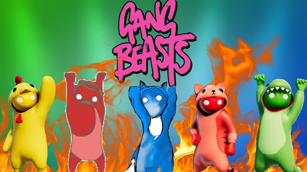 Gang Beasts (Funny Moments) I'm A Fox!!! - YouTube