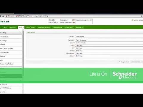 Com'X 510 Commissioning: 4 Configure and Start Data Logging and ...