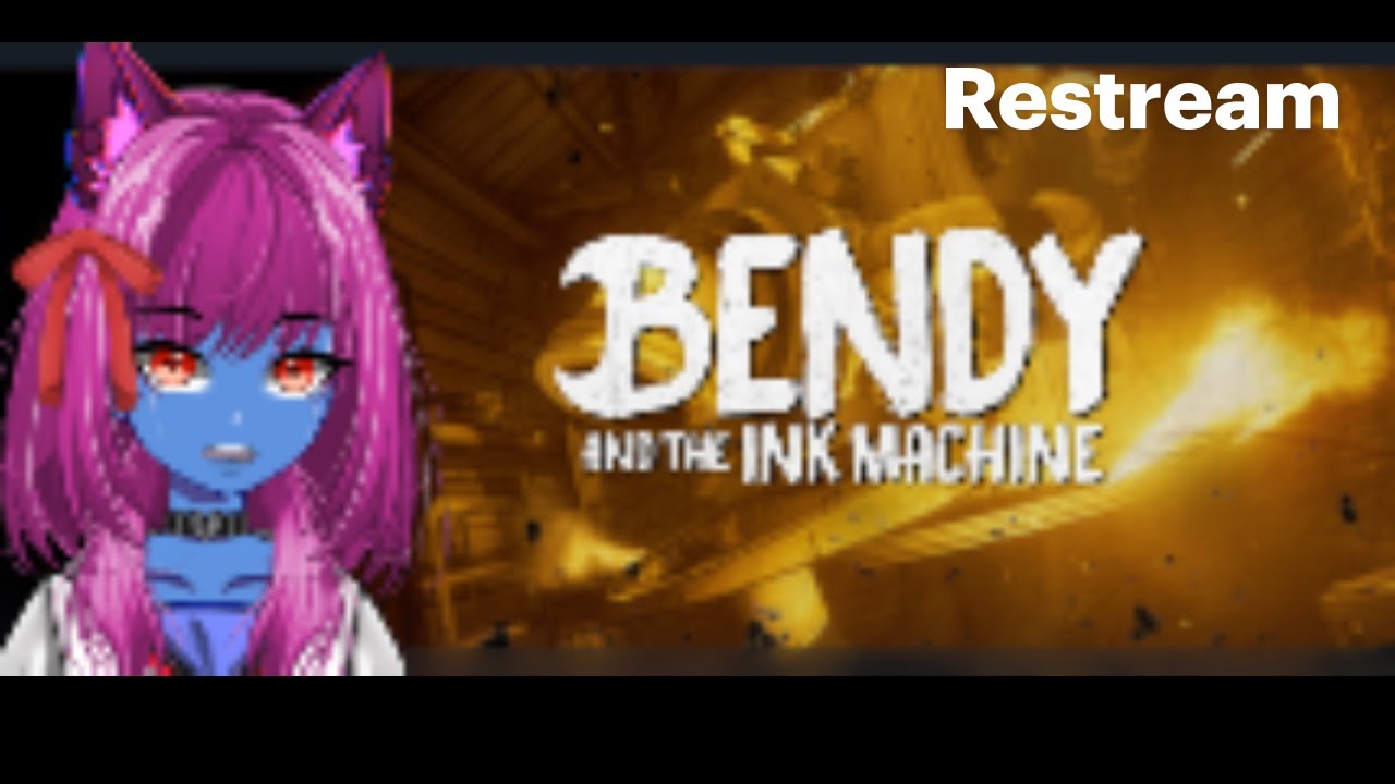 THE INKY STINKY BENDY HORROR GAME?? | Blue Vtuber Bendy and The Ink ...