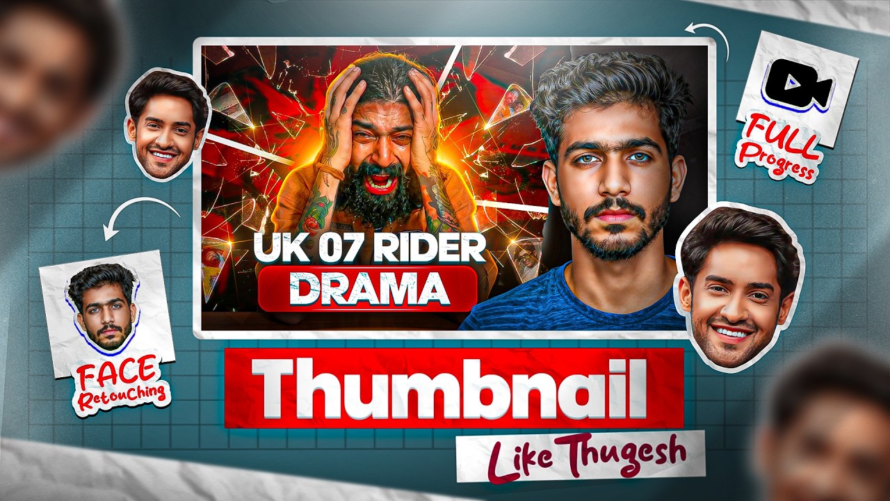 Make This CRAZY Thumbnail Using Only Mobile 📱 | IbisPaint X Tutorial ...