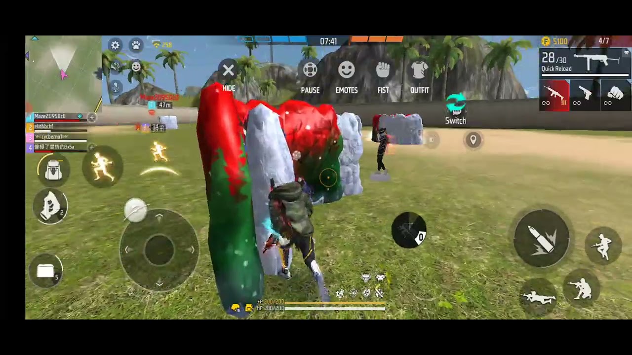 Custom Gameplay Free Fire - YouTube