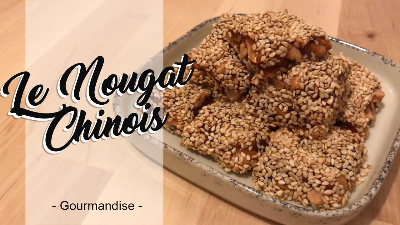 Le Nougat Chinois - Nougat asiatique - Chewy Sesame Candy ...