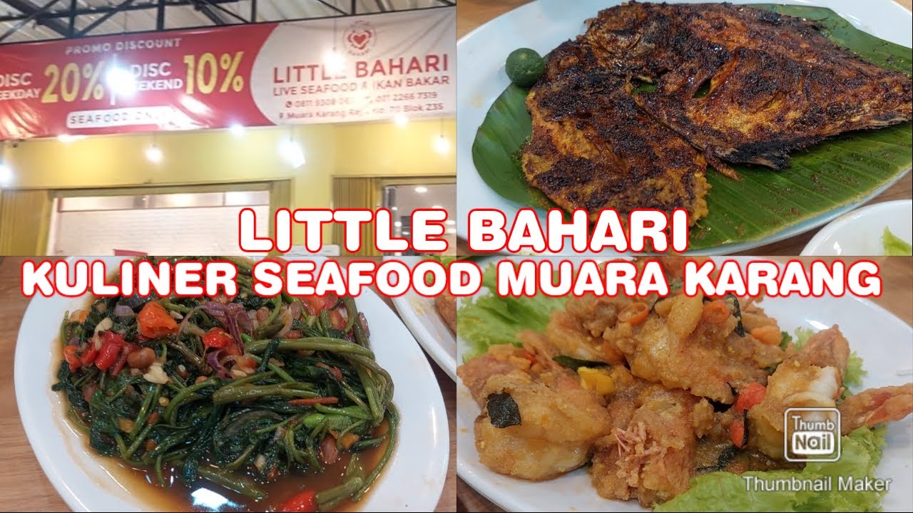 kuliner live seafood terenak di muara karang LITTLE BAHARI seafoodnya ...