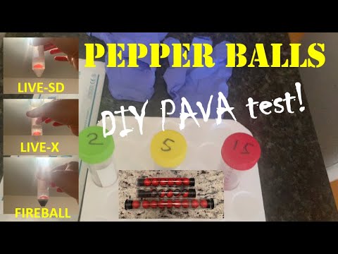 PepperBall vs. Fireball - DIY PAVA test results! - YouTube