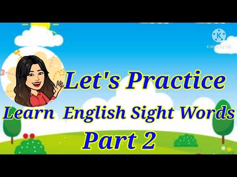 BASIC SIGHT WORDS PART 2 - YouTube