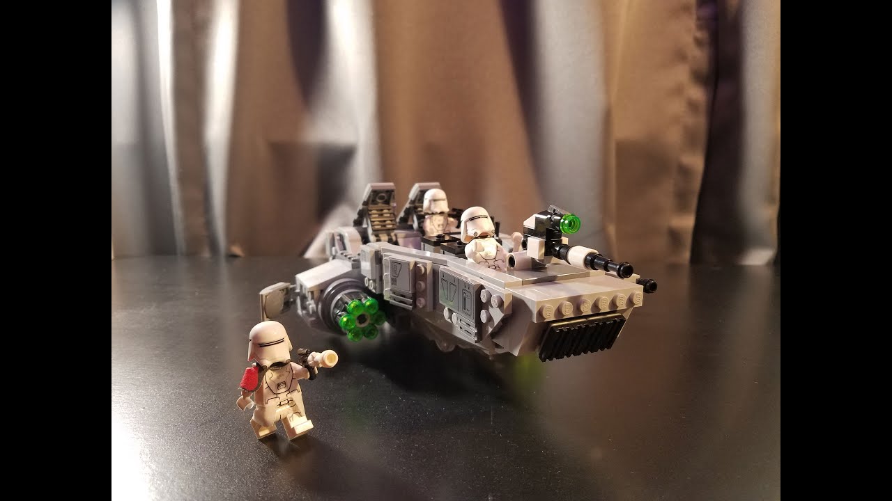 Lego 75100 Star Wars First Order Snowspeeder Speed Build - YouTube
