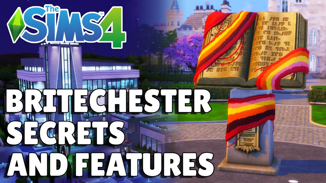 Britechester World Secrets And Features | The Sims 4 Guide - YouTube