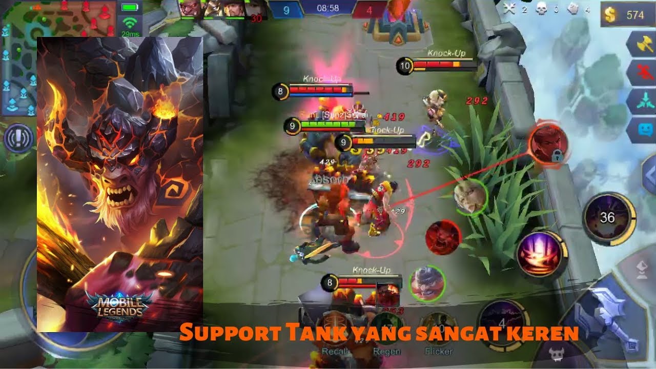 [Mobile Legends] Support Tank Minotaur yang sangat keren guys - YouTube