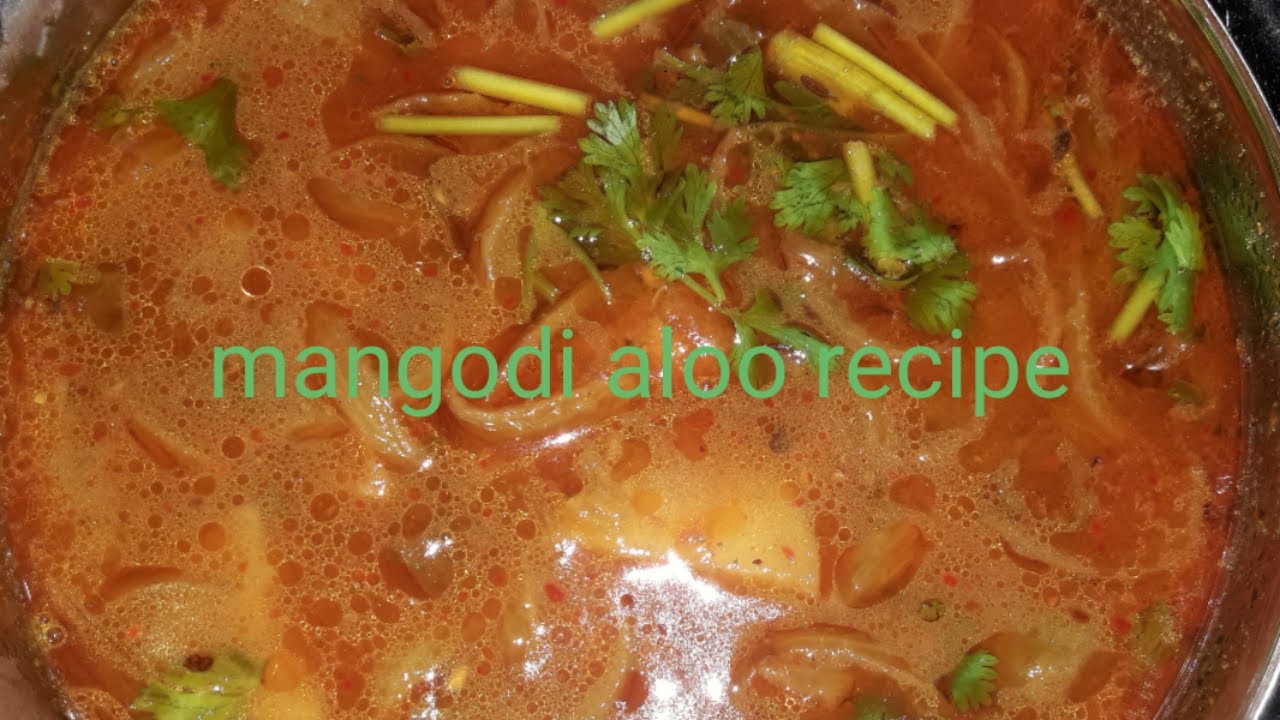 #mangodi aloo / #mangodi/badi MOONG DAL MANGODI RECIPE - YouTube