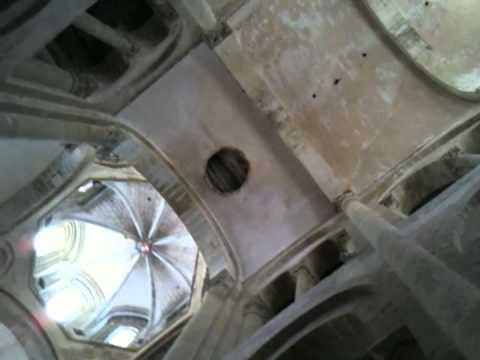 Looking up at Conques - YouTube