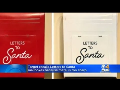 Target's Letters To Santa Mailbox Recalled - YouTube