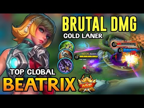BEATRIX BEST BUILD 2021 | TOP GLOBAL BEATRIX GAMEPLAY | MOBILE LEGENDS ...